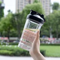 China Stocked Protein Powder Portable Shake Cup with Direct Drinking Method and Metal Ball for sale