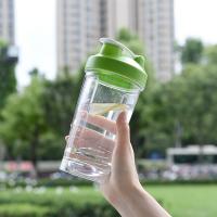 China Stocked Protein Powder Portable Shake Cup with Direct Drinking Method and Metal Ball for sale