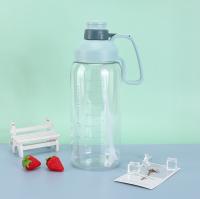 China Large Capacity Plastic Water Bottle 1800ml with Straw for Outdoor Sports Travel Camping for sale