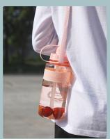 China BPA Free Tritan Plastic Water Bottle 1000ml with Time Marker Motivational Gym Sport for sale