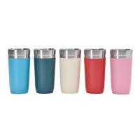China 500ml 304 Stainless Steel Water Bottle Portable Travel Coffee Thermos Cup 16oz for sale