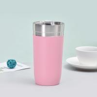 China 500ml 304 Stainless Steel Water Bottle Portable Travel Coffee Thermos Cup 16oz for sale