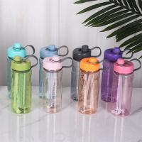 China TOUR Customized Logo Square Shaped Drink Bottle Frosted Leak-Proof Plastic Square Water Bottle for sale