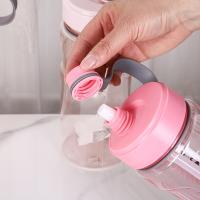 China TOUR Customized Logo Square Shaped Drink Bottle Frosted Leak-Proof Plastic Square Water Bottle for sale