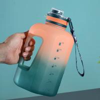 China Custom Logo 1.6L 2.2L Plastic Water Bottle for Gym Sports Travel Outdoor Camping for sale