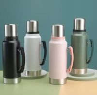 China 1000ml 1400ml Stainless Steel Vacuum Insulated Water Bottle Leakproof Thermos for Outdoor Climbing Camping for sale