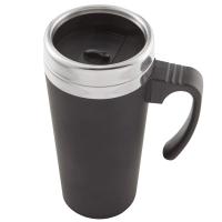 China 16oz Insulated Stainless Steel Travel Mug with Handle for Outdoor Sports for sale