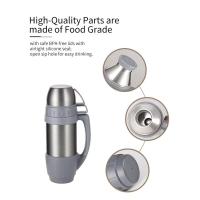 China Customized 1200ML Stainless Steel Vacuum Water Bottle Portable Sports Thermos for sale