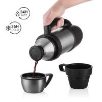 China Customized 1200ML Stainless Steel Vacuum Water Bottle Portable Sports Thermos for sale
