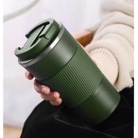 China Stainless Steel Double Wall Vacuum Cup 380ml 510ml Insulated Travel Coffee Mug for sale