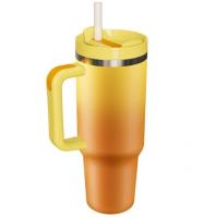China Custom Color 40oz Stainless Steel Travel Tumbler with Handle for On-the-Go for sale