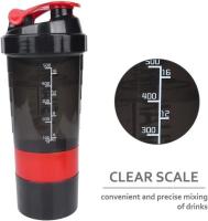 China 500ml BPA Free Custom Logo PP Shaker Bottle with Mixing Ball for Fitness Gym Sports for sale