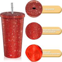 China Custom Color Double Wall Stainless Steel Tumbler 500ml 750ml with Straws for Outdoor Travel for sale