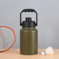 China 2L 304 Stainless Steel Water Bottle 27cm x 13.5cm Portable Outdoor Flask for sale