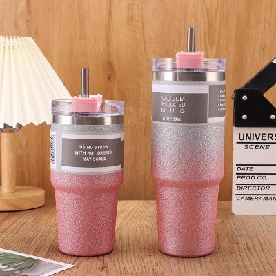 China Stainless Steel Insulated Coffee Mug 900ml 30oz Double Wall Vacuum Cup for Camping Party for sale