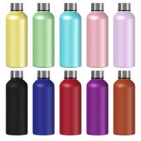 China 304 Stainless Steel Vacuum Insulated Water Bottle 500ml Outdoor Travel Thermal Cup for sale