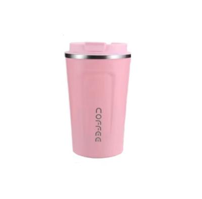 China Double Walled Stainless Steel Travel Coffee Mug 500ml Vacuum Insulated Reusable Cup for sale