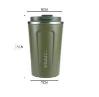 China Double Walled Stainless Steel Travel Coffee Mug 500ml Vacuum Insulated Reusable Cup for sale