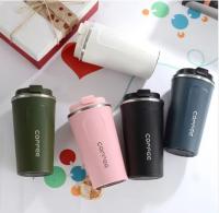 China Double Walled Stainless Steel Travel Coffee Mug 500ml Vacuum Insulated Reusable Cup for sale