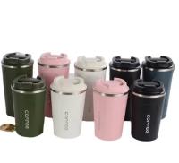 China Double Walled Stainless Steel Travel Coffee Mug 500ml Vacuum Insulated Reusable Cup for sale