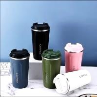 China Double Walled Stainless Steel Travel Coffee Mug 380ml 500ml Vacuum Insulated Reusable Tumbler for sale