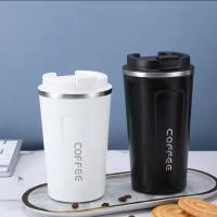 China Double Walled Stainless Steel Travel Coffee Mug 380ml 500ml Vacuum Insulated Reusable Tumbler for sale