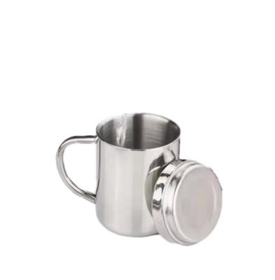 China Customizable 304 Stainless Steel Water Bottle with Handle and Lid 210ml 300ml 410ml for sale