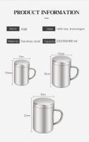 China Customizable 304 Stainless Steel Water Bottle with Handle and Lid 210ml 300ml 410ml for sale