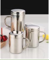 China Custom Logo Vacuum Insulated Stainless Steel Water Bottle 210ml 300ml 410ml for sale