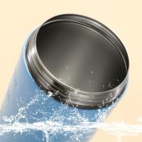 China 750ml 304 Stainless Steel Insulated Protein Shake Cup with Mixing Ball for Outdoor Activities for sale