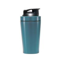 China 304 Stainless Steel Protein Shaker Bottle 500ml 750ml with Mixing Ball OEM Custom for sale