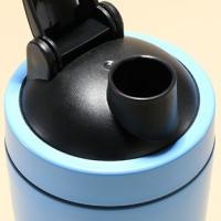 China 304 Stainless Steel Protein Shaker Bottle 500ml 750ml with Mixing Ball OEM Custom for sale