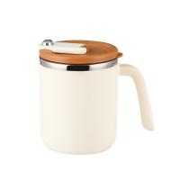 China 500ml Double Layer Stainless Steel Insulated Travel Coffee Mug with Handle Lid Custom Logo for sale