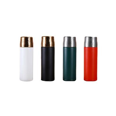China 316 Stainless Steel Insulated Tea Thermos Bottle 480ml with Spring Lid and Tea Filter for sale