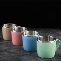 China Custom Printing Logo Double Layer Stainless Steel Cup for Hot and Cold Refreshments for sale