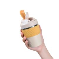 China 316 Stainless Steel Vacuum Insulated Coffee Mug 350ml 480ml with Silicone Sleeve for sale