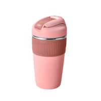China 316 Stainless Steel Water Bottle 350ml 480ml with Silicone Sleeve for Coffee Tumbler for sale