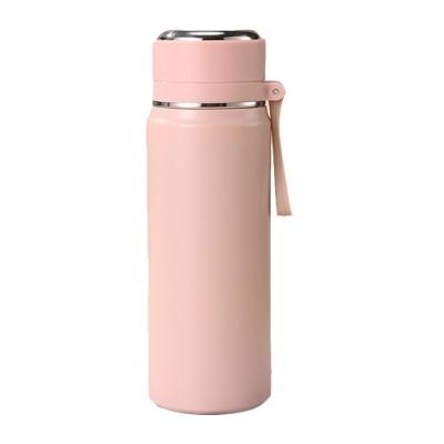 China 316 Stainless Steel Insulated Water Bottle 500ml 600ml with Rope Handle for sale