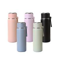 China 316 Stainless Steel Vacuum Insulated Water Bottle 500ml 600ml Thermos Cup for Women On the Go for sale