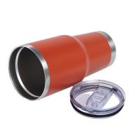China 30oz Double Wall Stainless Steel Wine Tumbler Reusable Vacuum Bottle with Lid 304 for sale