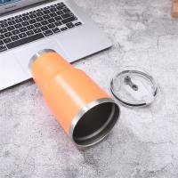 China 30oz Double Wall Stainless Steel Wine Tumbler Reusable Vacuum Bottle with Lid 304 for sale