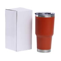 China 30oz 304 Stainless Steel Powder Coated Wine Tumbler Reusable Travel Coffee Mug for sale