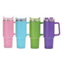 China 40oz 304 Stainless Steel Travel Mug with Handle and Straw Classic Outdoor Tumbler OEM Custom for sale