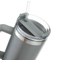 China 40oz 304 Stainless Steel Travel Mug with Handle and Straw Classic Outdoor Tumbler OEM Custom for sale