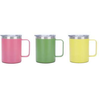 China OEM 12oz 304 Stainless Steel Coffee Cup Double Wall Insulation Custom Color for sale