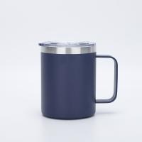 China 12OZ Vacuum Insulated Double Wall Stainless Steel Coffee Mug Custom Logo 304 for sale