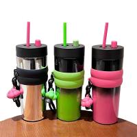 China 316 Stainless Steel Insulated Coffee Tumbler Mug 710ml with Straw for Car for sale