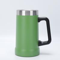 China 710ml 304 Stainless Steel Vacuum Insulated Coffee Mug with Handle Customizable for sale