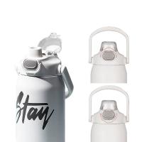 China 950ml Stainless Steel Insulated Water Bottle with Straw and Flip Top 316 Inner 304 Outer for sale