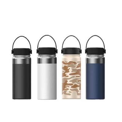 China Custom Logo 600ml Vacuum Insulated Stainless Steel Water Bottle Leakproof Double Wall Flask for sale